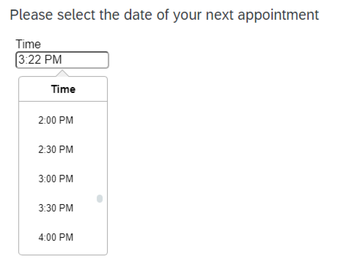 Date Time Picker - Walker